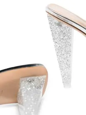 GIANVITO ROSSI 111mm Odyssey Glitter-embellished Sandals