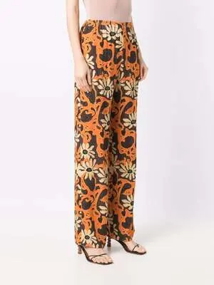 Nanushka Floral Print Trousers