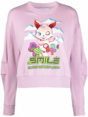 Stella Mccartney Drop Shoulder Sweatshirts Hoodies For Women