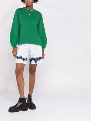 Stella McCartney Tie-dye Denim Shorts