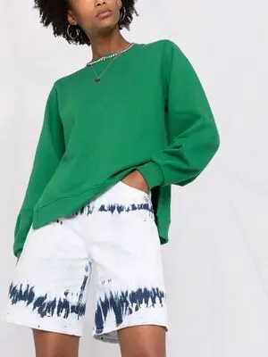Stella McCartney Tie-dye Denim Shorts