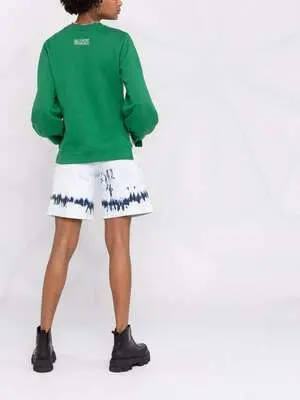 Stella McCartney Tie-dye Denim Shorts