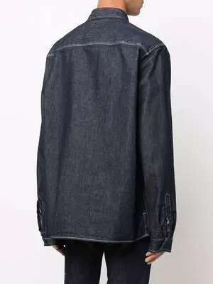 DIESEL® D-hor Denim Work Shirt - Blue