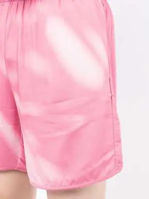 BLUE SKY INN Washed-print Elasticated Shorts