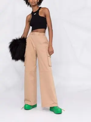 Off-White Diag-stripe Print Cargo Trousers