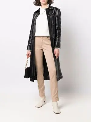 D.exterior Slim-cut Straight-leg Trousers