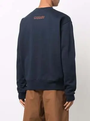 Marni Logo Embroidered Cotton Sweatshirt
