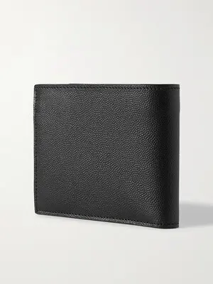 Saint Laurent Pebble-grain Leather Billfold Wallet