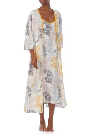 REFINERY29 Print Wrap Robe Ivrymul