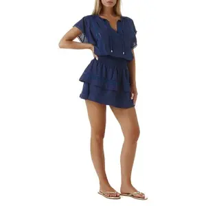 Melissa Odabash Georgie Cover-up Dress - Navy