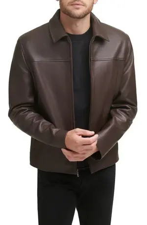 Cole Haan Leather Jackets For Men