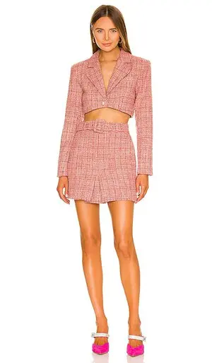 LOVERS AND FRIENDS Amira Mini Skirt In Pink