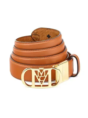 Mcm Reversible Mode A Leather Belt