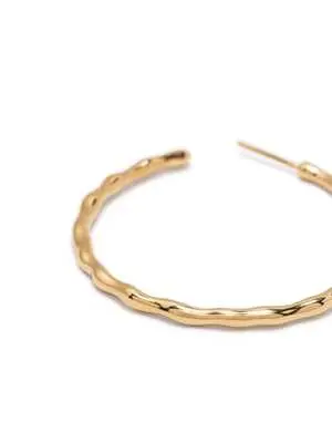 DOWER & HALL Waterfall Vermeil Hoop Earrings