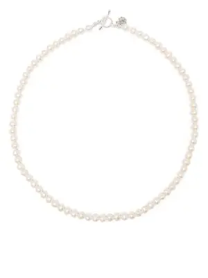 DOWER & HALL Timeless Medium Pearl Necklace - White
