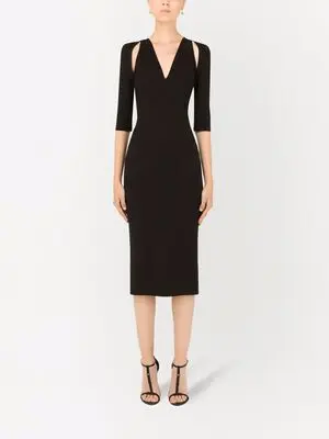 Dolce & Gabbana Cut-out Midi Dress