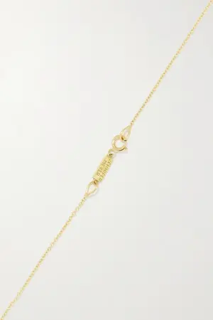 JENNIFER MEYER Mini Clover Necklace - Gold