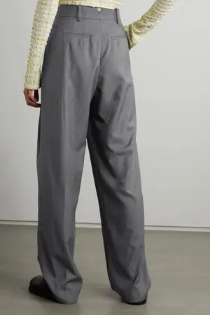 THE FRANKIE SHOP Gelso Tencel-blend Straight-leg Pants
