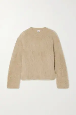 TOTEME Brushed Alpaca-blend Sweater