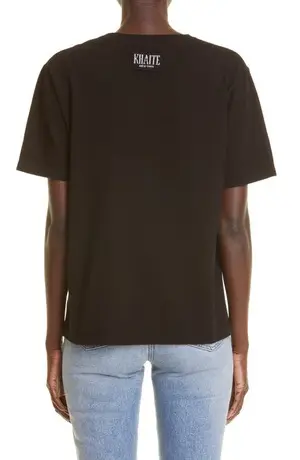 Khaite Mae Cotton T-shirt - Black