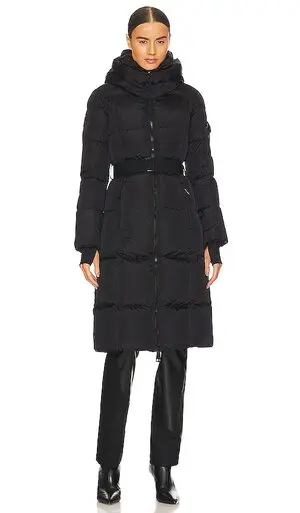 Sam. Long Noho Padded Down Jacket - Matte Black
