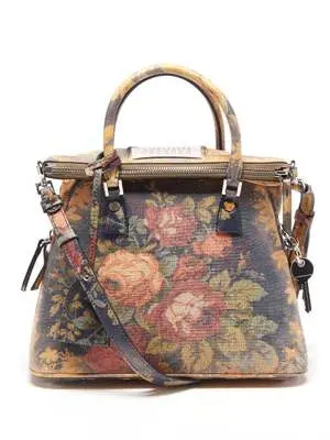MAISON MARGIELA Maison Margiela - 5ac Mini Tapestry Leather Handbag - Womens - Multi - Multi