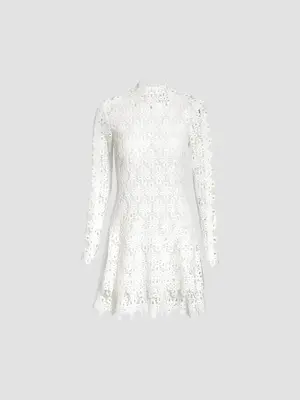Simkhai Guipure Lace Dress - White