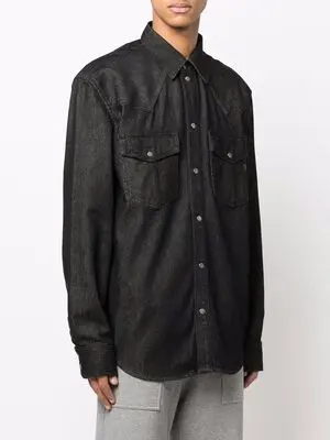 DIESEL® D-ocean Dark Denim Shirt - Black