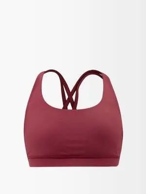 Lululemon Lululemon - Energy Medium-impact Sports Bra - Womens - Burgundy Burgundy