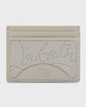 CHRISTIAN LOUBOUTIN Kios Red Sole Empire Card Case Goose/goose