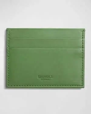 Shinola 5-pocket Card Case Green