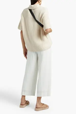 Loulou De Saison Rusinga Ribbed Cashmere Sweater