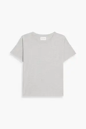 Loulou De Saison Basiluzzo Cotton-jersey T-shirt - Light Gray