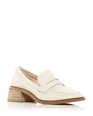 Vince Camuto Eckinti Block Heel Apron Toe Loafers