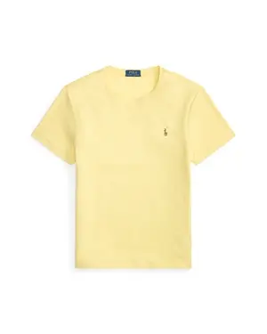 Polo Ralph Lauren Cotton Embroidered Logo Tee - Yellow