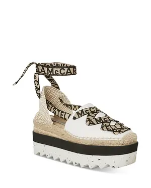 Stella McCartney Gaia Platform Espadrilles Camel