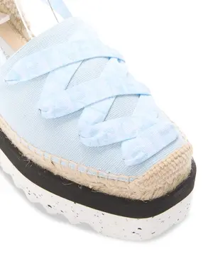 Stella McCartney Gaia Platform Espadrilles - Powder