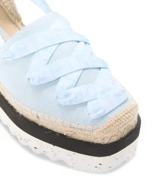 Stella McCartney Gaia Platform Espadrilles - Powder