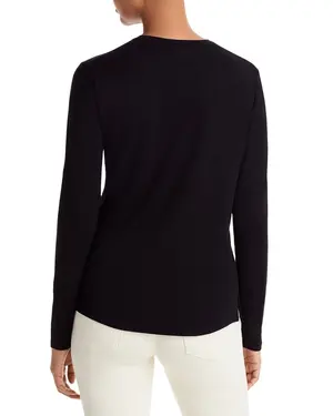 Majestic Filatures Long Sleeve Crewneck Tee - Noir
