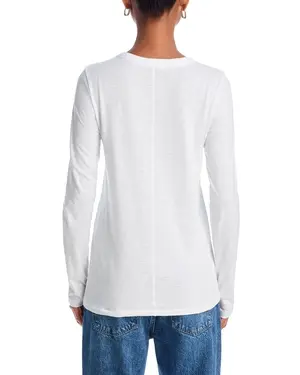 Rag & Bone Long-sleeve Crewneck T-shirt - Bright White