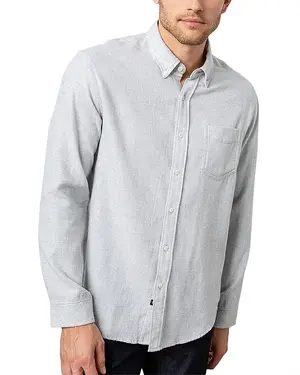 Rails Runson Long Sleeve Shirt Heather Gray