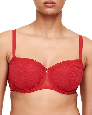 Chantelle C Jolie Demi Bra Poppy Red