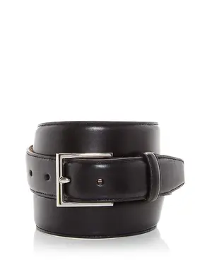 Cole Haan Gramercy Leather Belt - Black