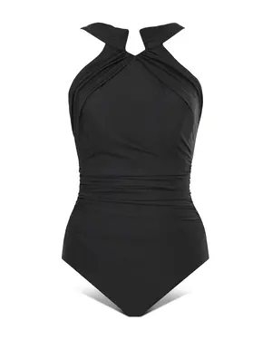 Miraclesuit Rock Solid Aphrodite One Piece Swimsuit - Black