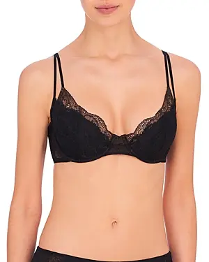 Natori Natori Double Time Contour Underwire Bra Black/dark Grey