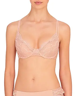 Natori Natori Double Time Contour Underwire Bra Mahogany Rose/cameo Rose