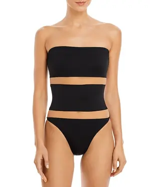 Norma Kamali Bishop One Piece Swimsuit - Black/nude
