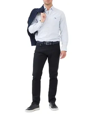 Rodd & Gunn Striped Oxford Shirt - Royal