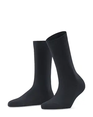 Falke Family Sustainable Cotton Blend Socks - Dark Navy