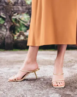 Cult Gaia Lydia High Heel Sandals - Gold